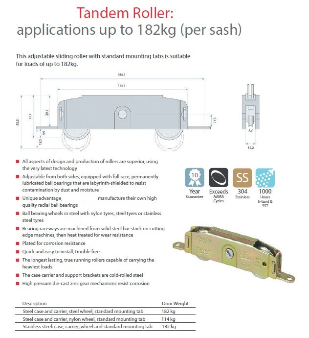 Rollers | Bogie Wheels – uPVC.com.au