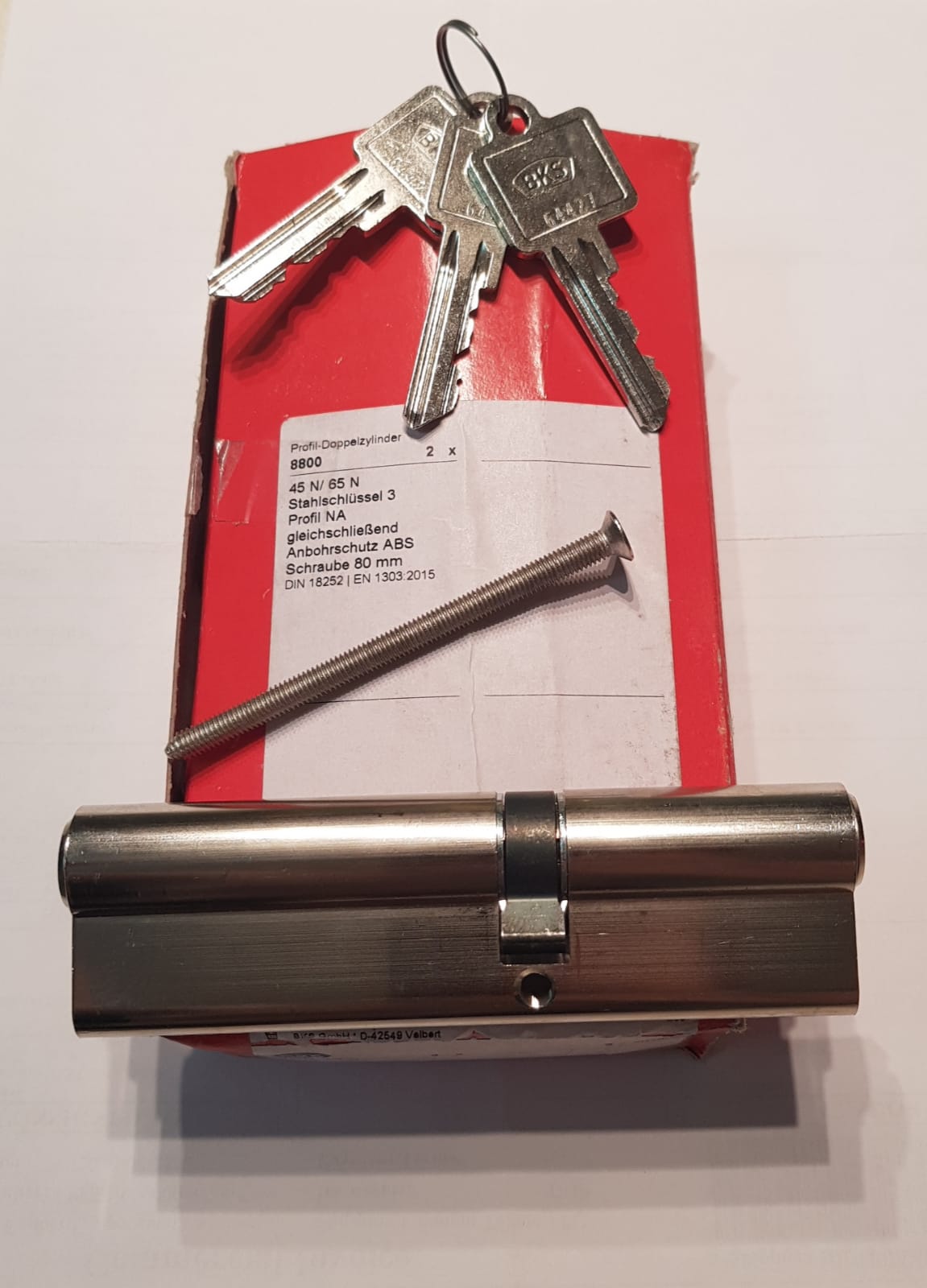 Door Cylinders (Euro Profile) – uPVC.com.au